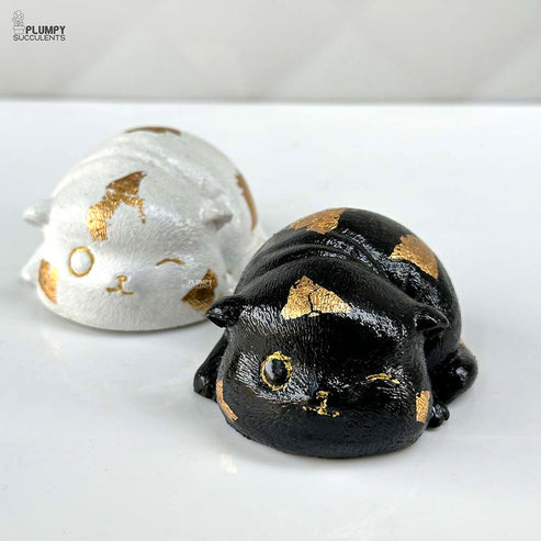 Mini Cat Figures - Concrete – Plumpy Succulents